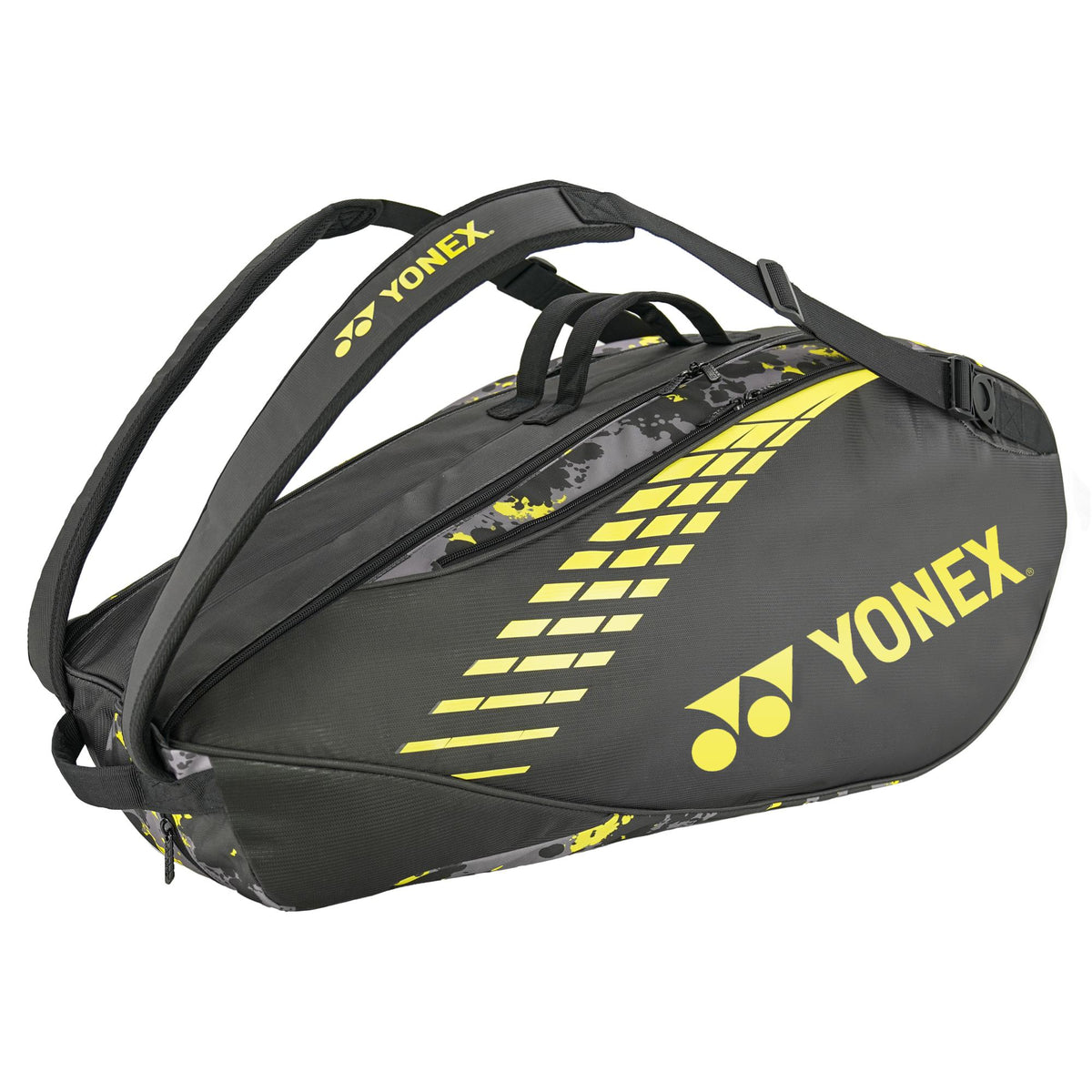 Yonex 22926T Pro Racquet Bag (Dark Flower Grey/Yellow) – Titan Badminton